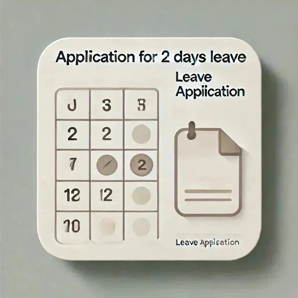 Application for 2 Days Leave – Templates & FAQs – Eduyush