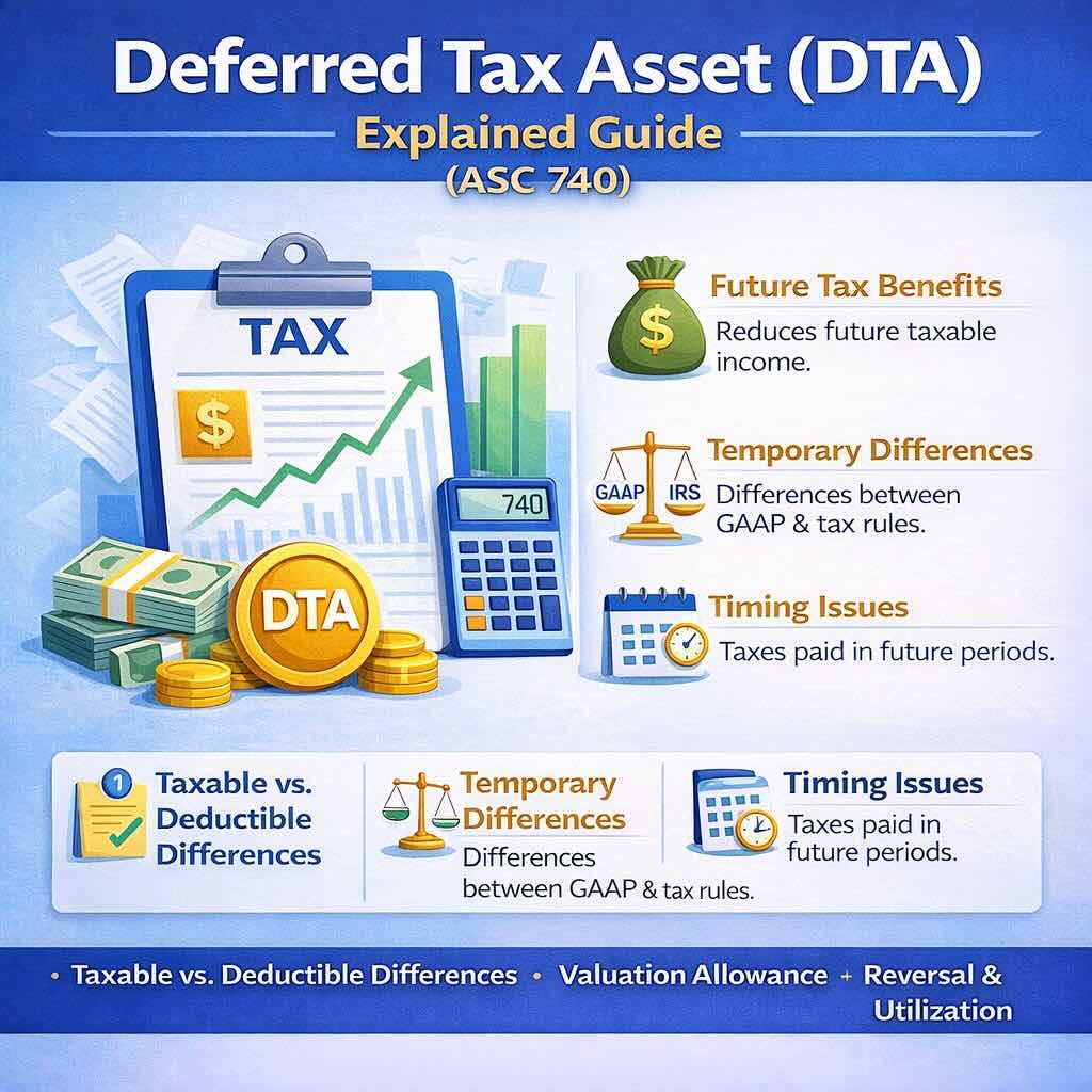 Deferred Tax Assets Explained | CPA FAR Guide With Examples – Eduyush