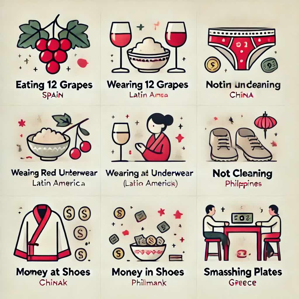 100 New Year's Superstitions 2026: NYE Rituals – Eduyush