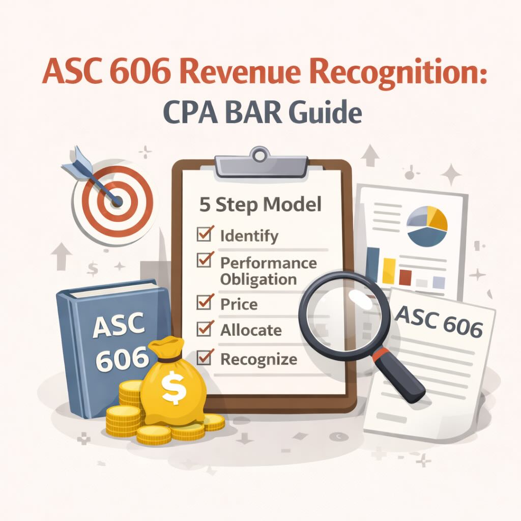 ASC 606 Revenue Recognition for CPA Exam | Eduyush