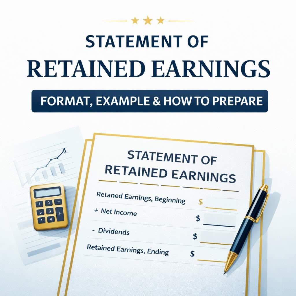 Statement of Retained Earnings: Format & Example – Eduyush