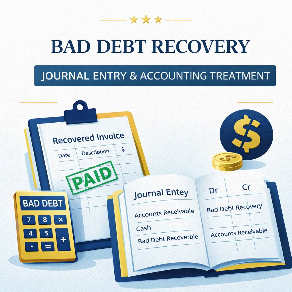 Bad Debt Recovery Journal Entry & Treatment – Eduyush