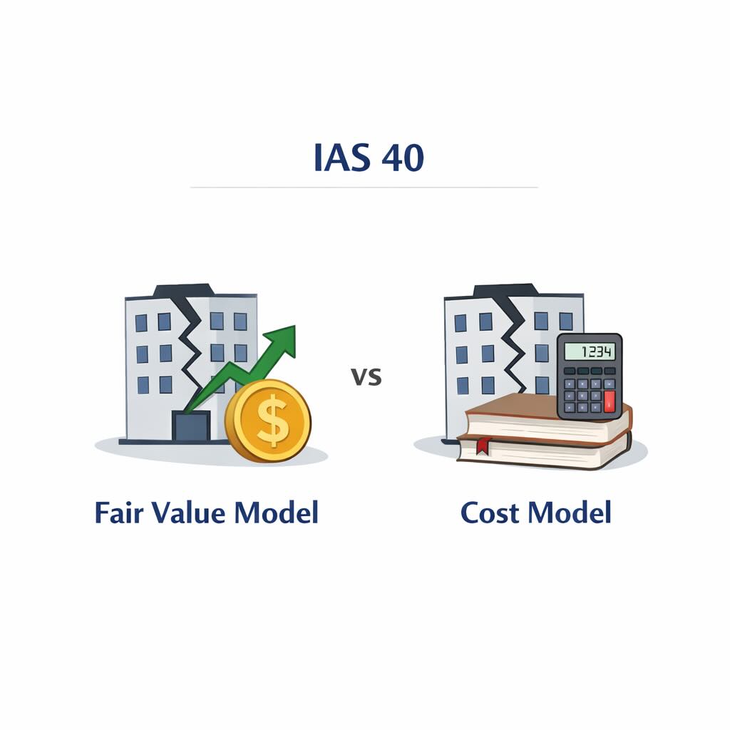IAS 40: Fair Value vs Cost Model Comparison – Eduyush