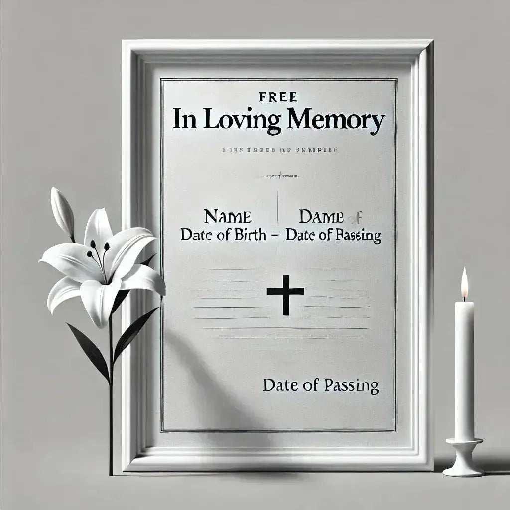 Obituary Template & Examples for Every Loss – Eduyush