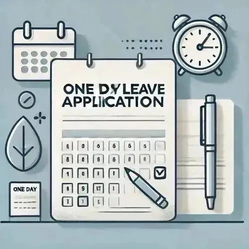One Day Leave Application – Format & 15+ Samples – Eduyush