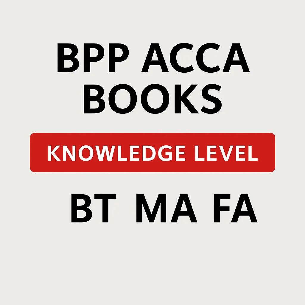 BPP ACCA Knowledge Level Books: F1-F3 | 50% Off – Eduyush